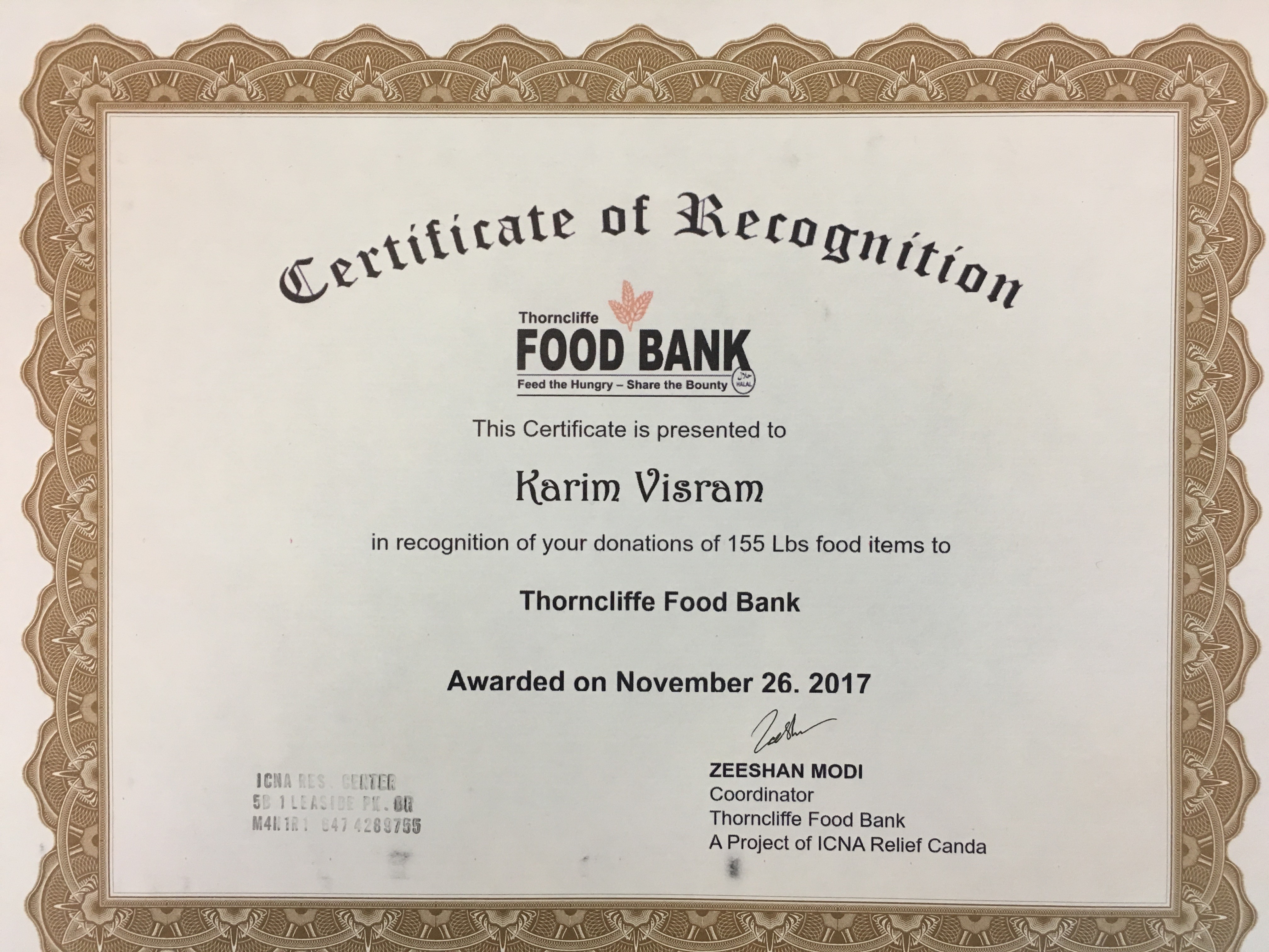 Karim Visram - Giving Back